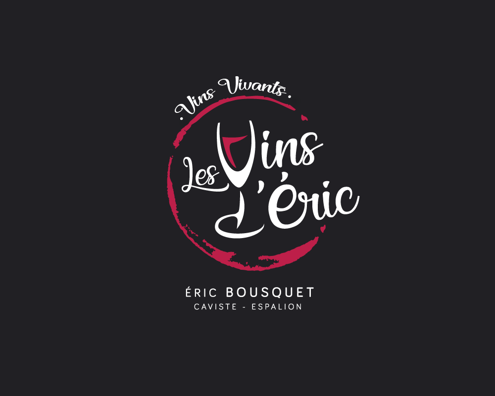 MRG | Les vins d'Eric : logo et identité visuelle | Caviste Espalion